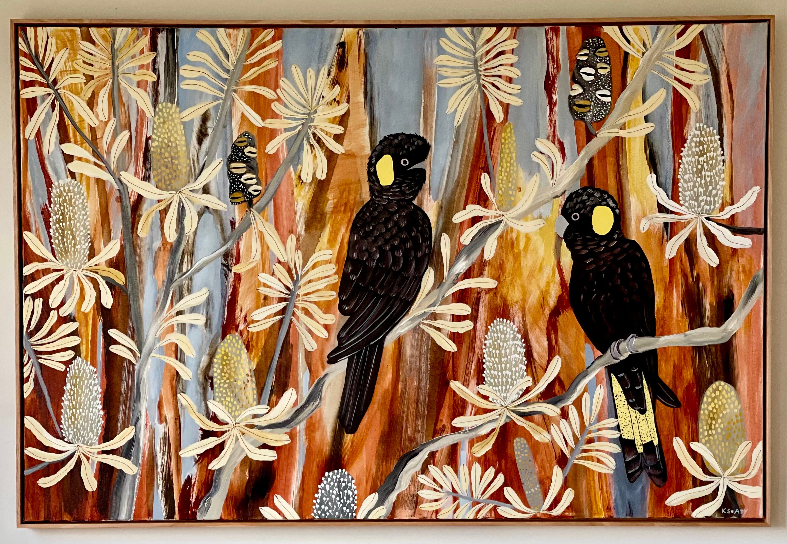 Black Cockatoo Sunset #3 – Kate Soady Art